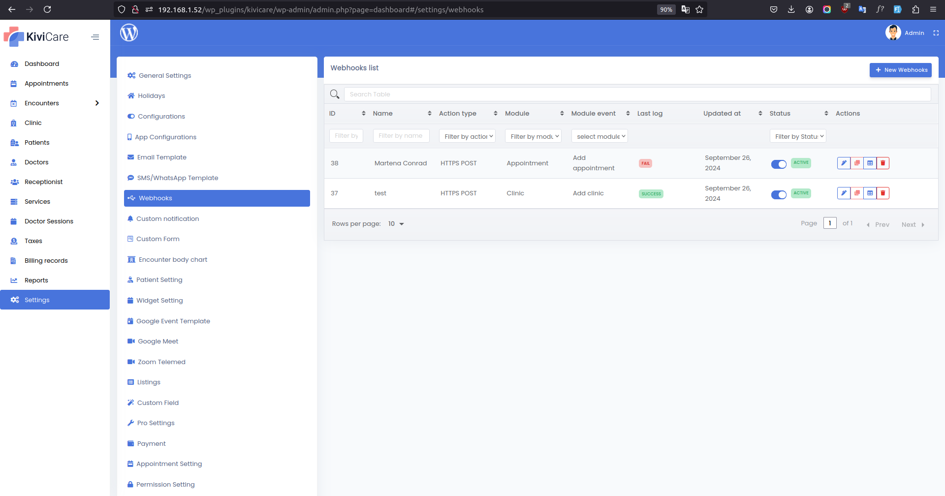 KiviCare(TM) Webhook (Addon) by iqonicdesign | CodeCanyon